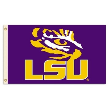 LSU Tigers 2-Sided 3 Ft X 5 Ft Flag - Dragon Sports