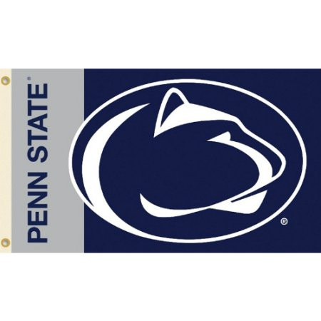 Penn State Nittany Lions NCAA Wordmark Logo Flag - Dragon Sports
