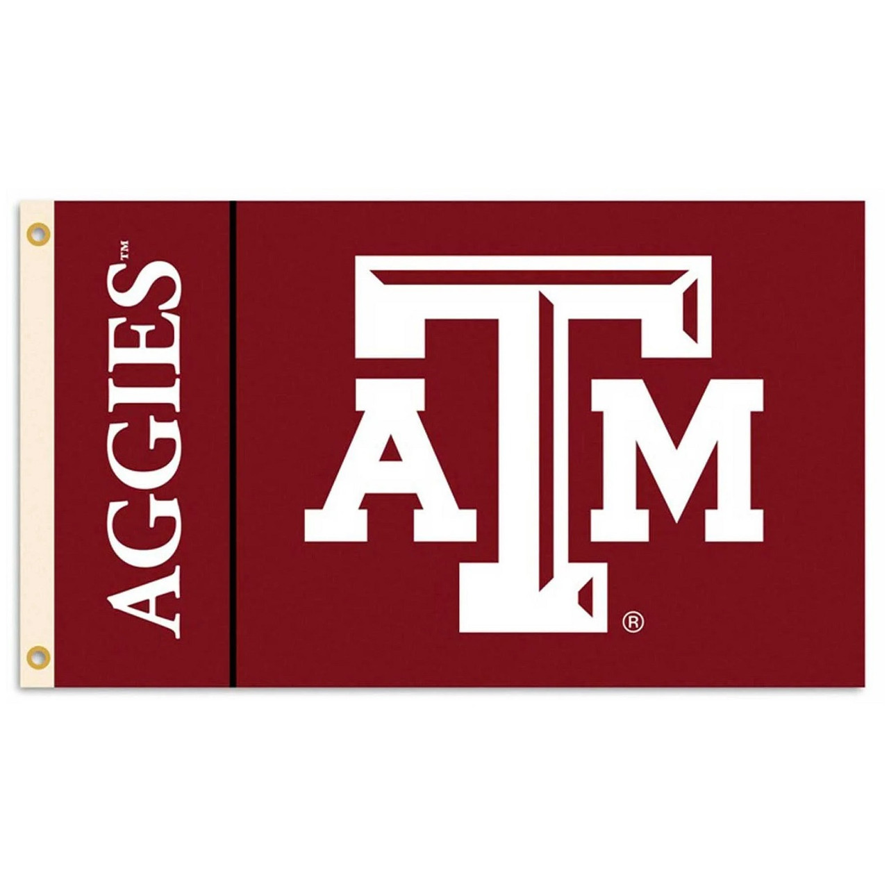 Texas A&M Aggies NCAA Wordmark Logo Flag - Dragon Sports