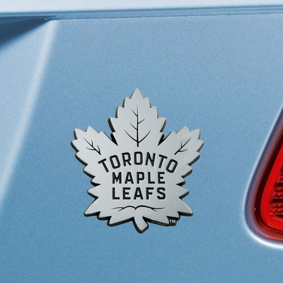 Toronto Maple Leafs Chrome Metal Emblem - Dragon Sports