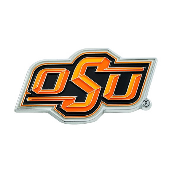 Oklahoma State Cowboys Color Metal Emblem - Dragon Sports