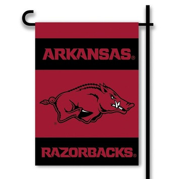 Arkansas Razorbacks 2-Sided Garden Flag - Dragon Sports