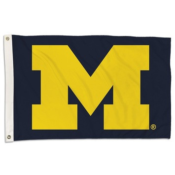Michigan Wolverines Flag Banner - Dragon Sports