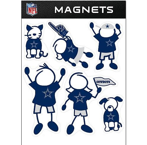 Dallas Cowboys NFL Family Magnet Set - Dragon Sports