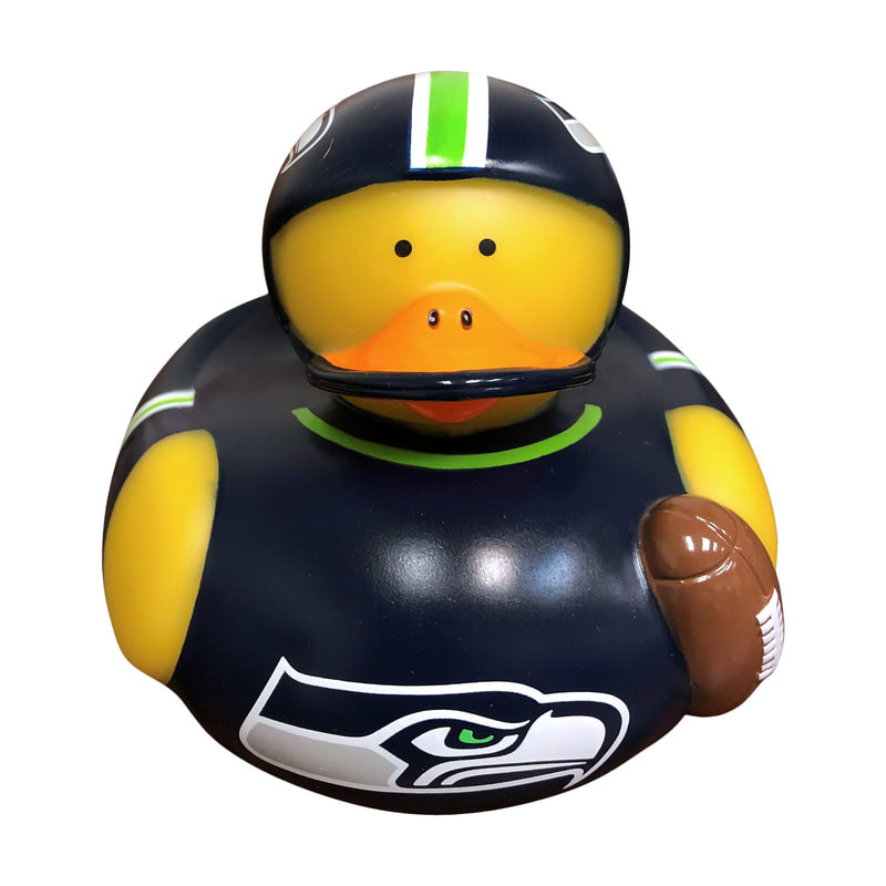 Seattle Seahawks NFL Toy Rubber Duck - Dragon Sports