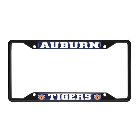Auburn Tigers Black Metal License Plate Frame - Dragon Sports