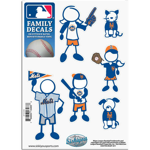 New York Mets MLB Family Decal Sticker Set - Dragon Sports