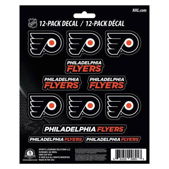 Philadelphia Flyers NHL Mini Decals - Dragon Sports