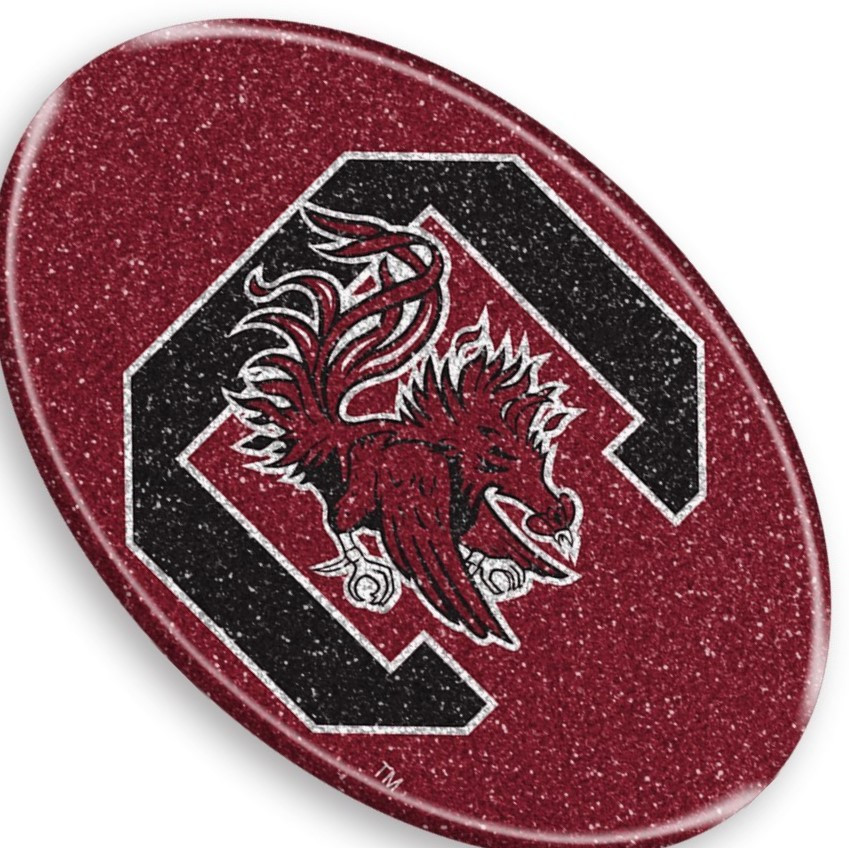 South Carolina Gamecocks Logo Color Bling Emblem - Dragon Sports
