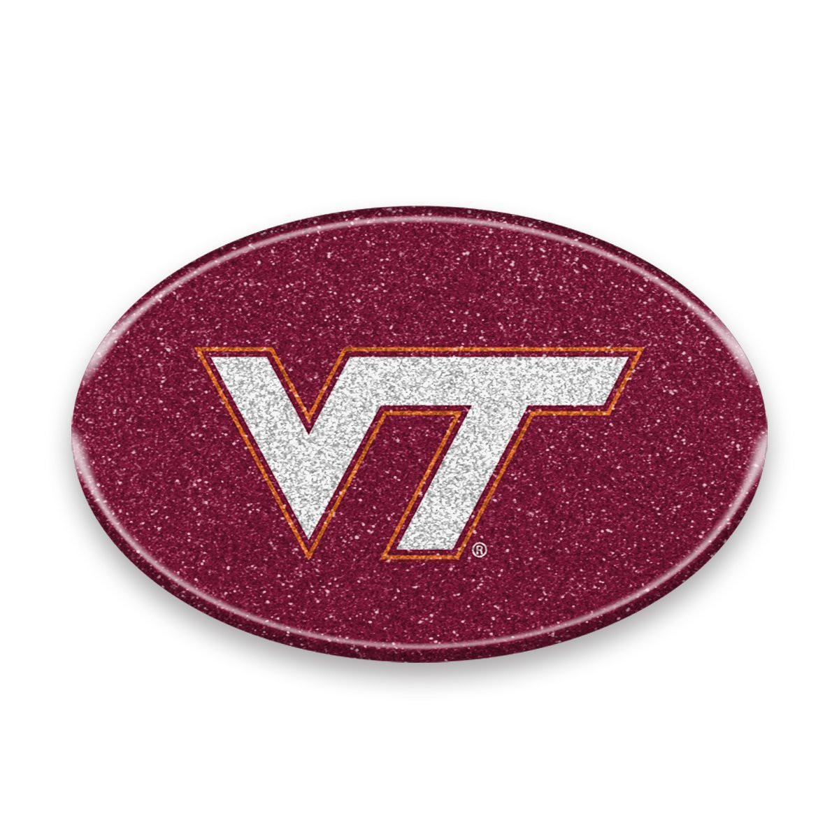 Virginia Tech Hokies Logo Color Bling Emblem - Dragon Sports
