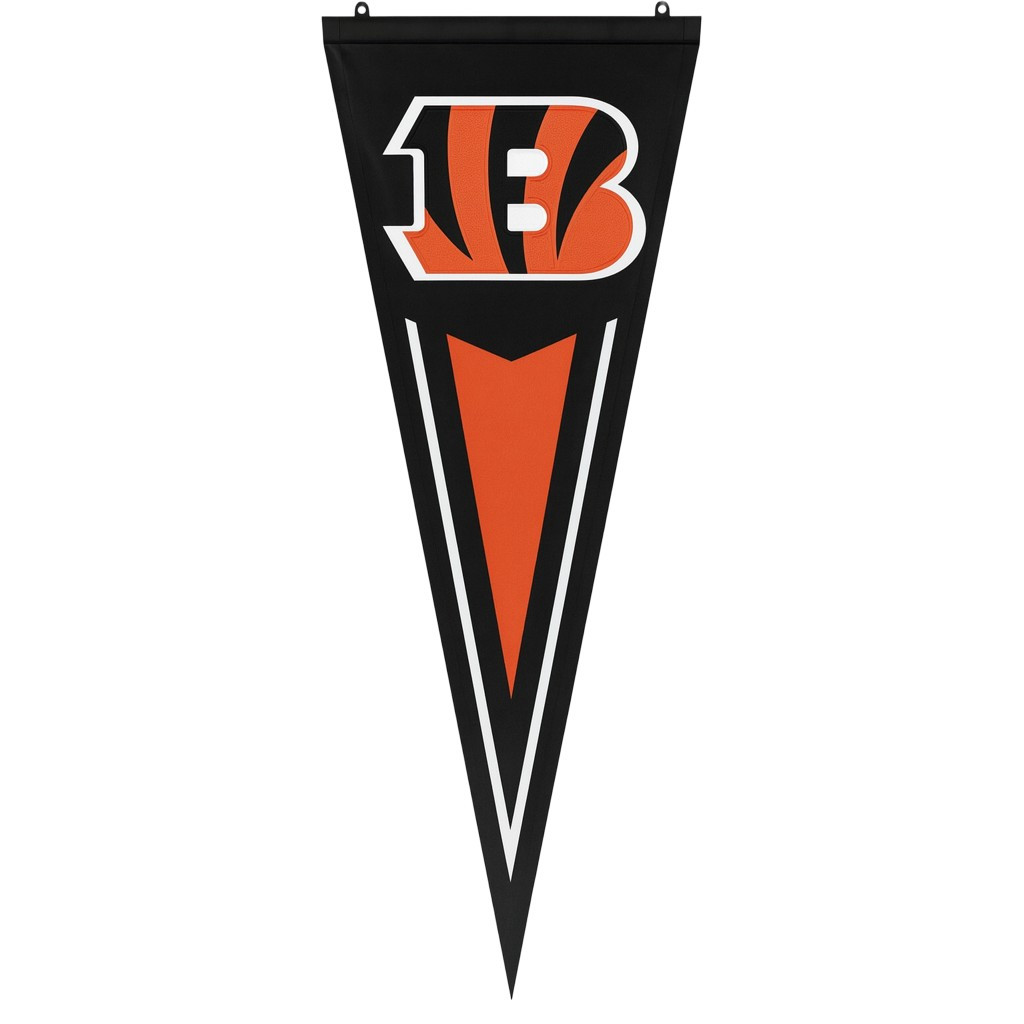 Cincinnati Bengals NFL 34" Vertical Pennant Flag – Embroidered Nylon ...