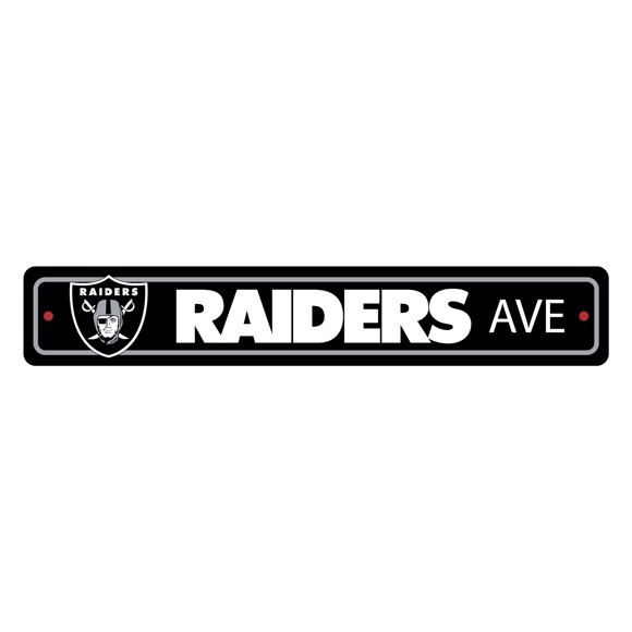 Las Vegas Raiders Team Color Street Sign - Dragon Sports