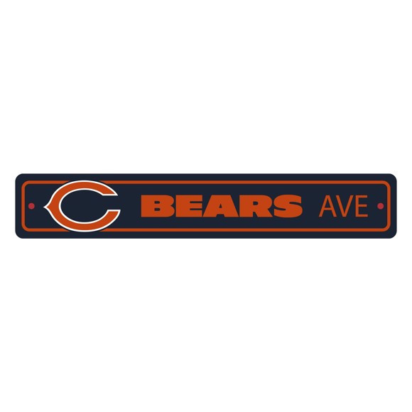 Chicago Bears Team Color Street Sign - Dragon Sports