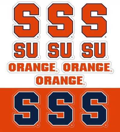 Syracuse Orange NCAA Team Logo Mini Decals - Dragon Sports