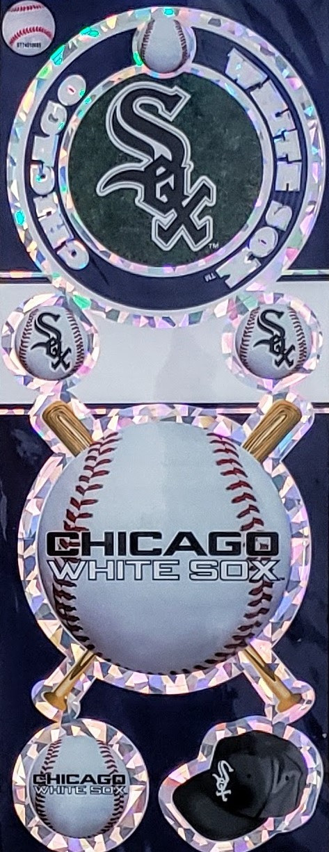 Chicago White Sox MLB Prismatic Decal Sticker Set - Dragon Sports