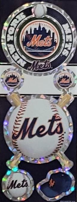 New York Mets MLB Prismatic Decal Sticker Set - Dragon Sports