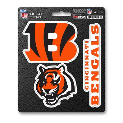 Cincinnati Bengals NFL Decal Set - Dragon Sports