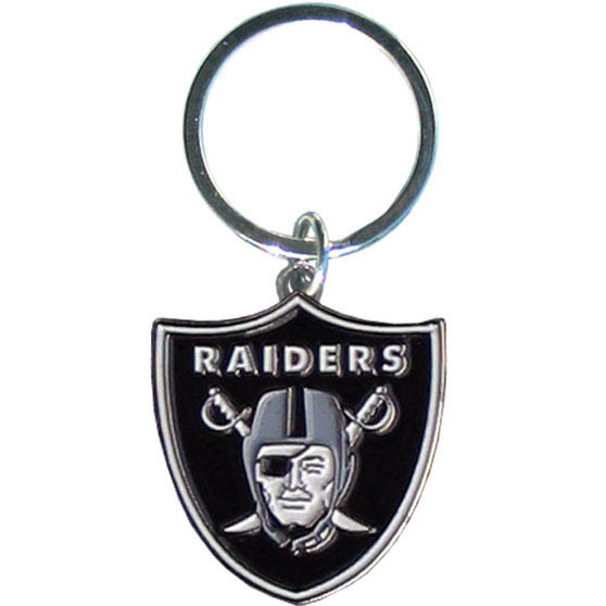 Las Vegas Raiders NFL Enameled Chrome Key Chain - Dragon Sports