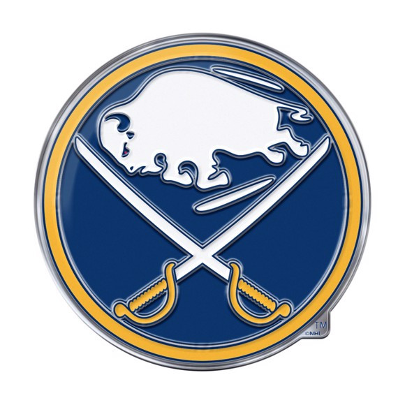 Buffalo Sabres NHL Aluminum Color Emblem - Dragon Sports