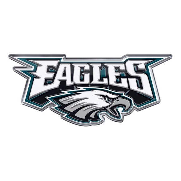 Philadelphia Eagles NFL Aluminum Color Emblem - Dragon Sports