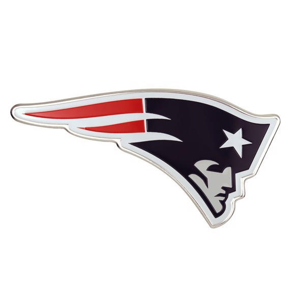 New Enlgland Patriots NFL Aluminum Logo Color Emblem - Dragon Sports