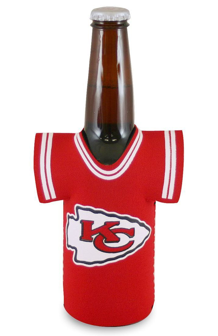 Kansas City Chiefs NFL Bottle Jersey Drink Cooler - Dragon Sports