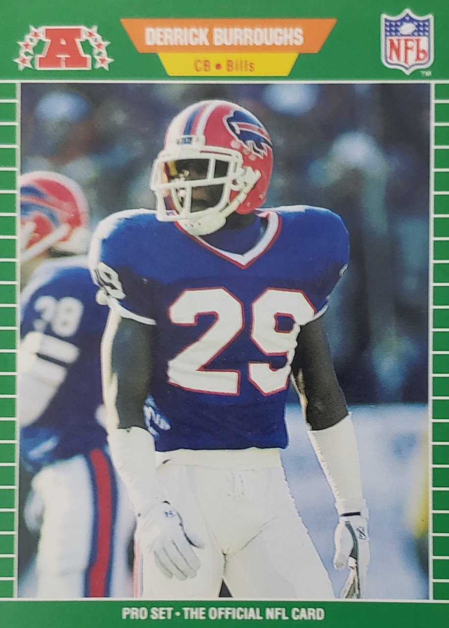 Derrick Burroughs - Buffalo Bills - 1989 - Pro Set - Card #18 - Dragon ...