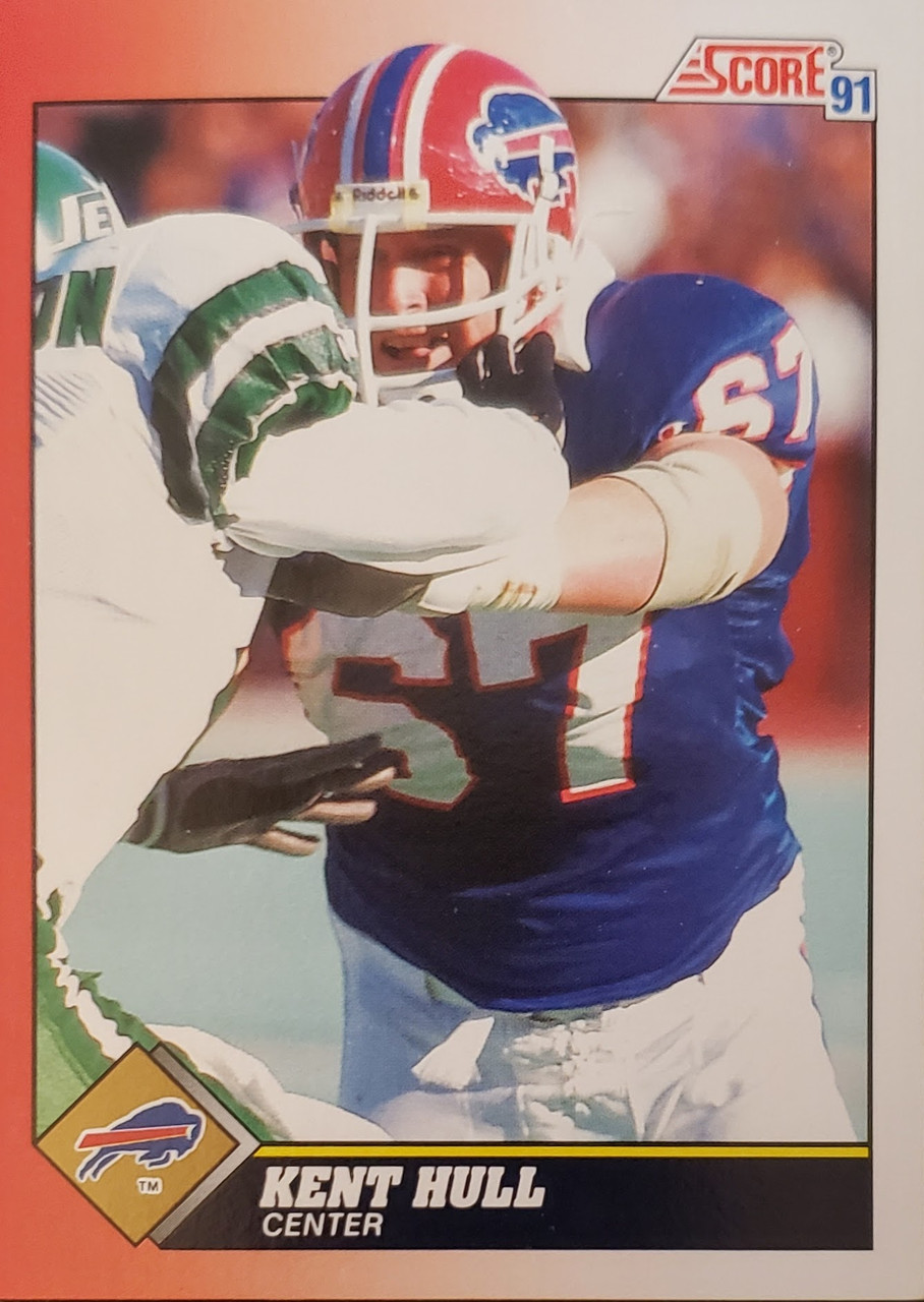 Kent Hull - Buffalo Bills - 1991 Score Card #167 - Dragon Sports