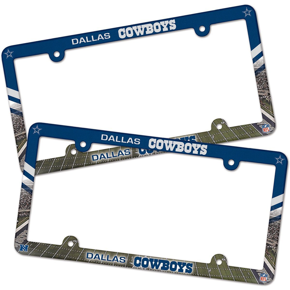 Dallas Cowboys NFL Stadium License Plate Frame Set - Dragon Sports