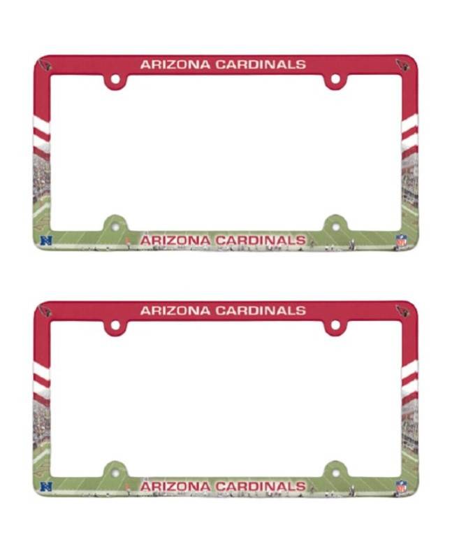 Arizona Cardinals NFL Stadium License Plate Frame Set - Dragon Sports
