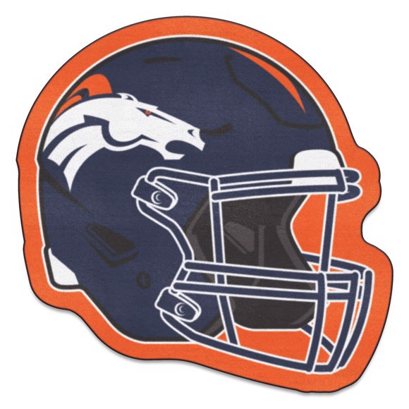 Denver Broncos NFL Helmet Mascot Mat - Dragon Sports