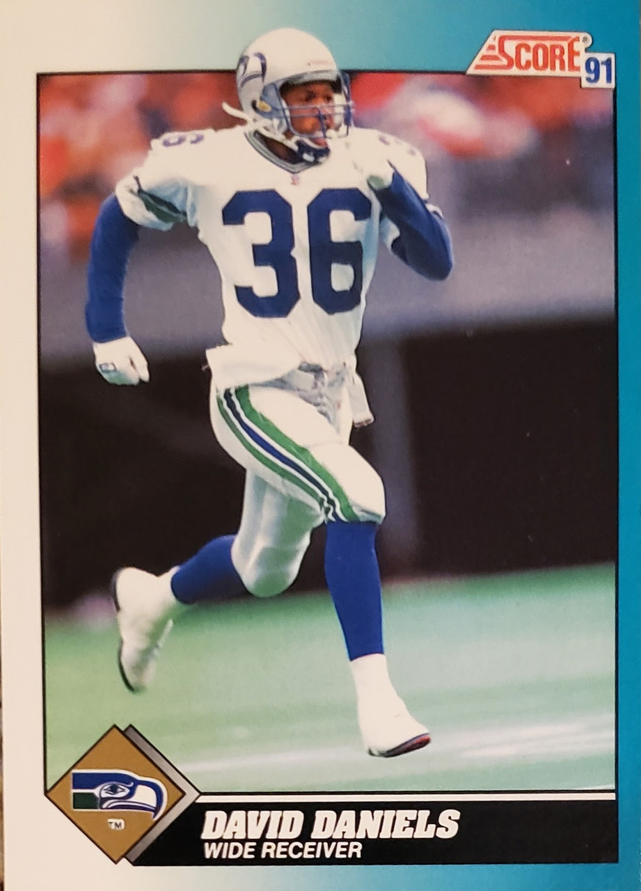 David Daniels - Seattle Seahawks - 1991 Score Card #105T - Dragon Sports