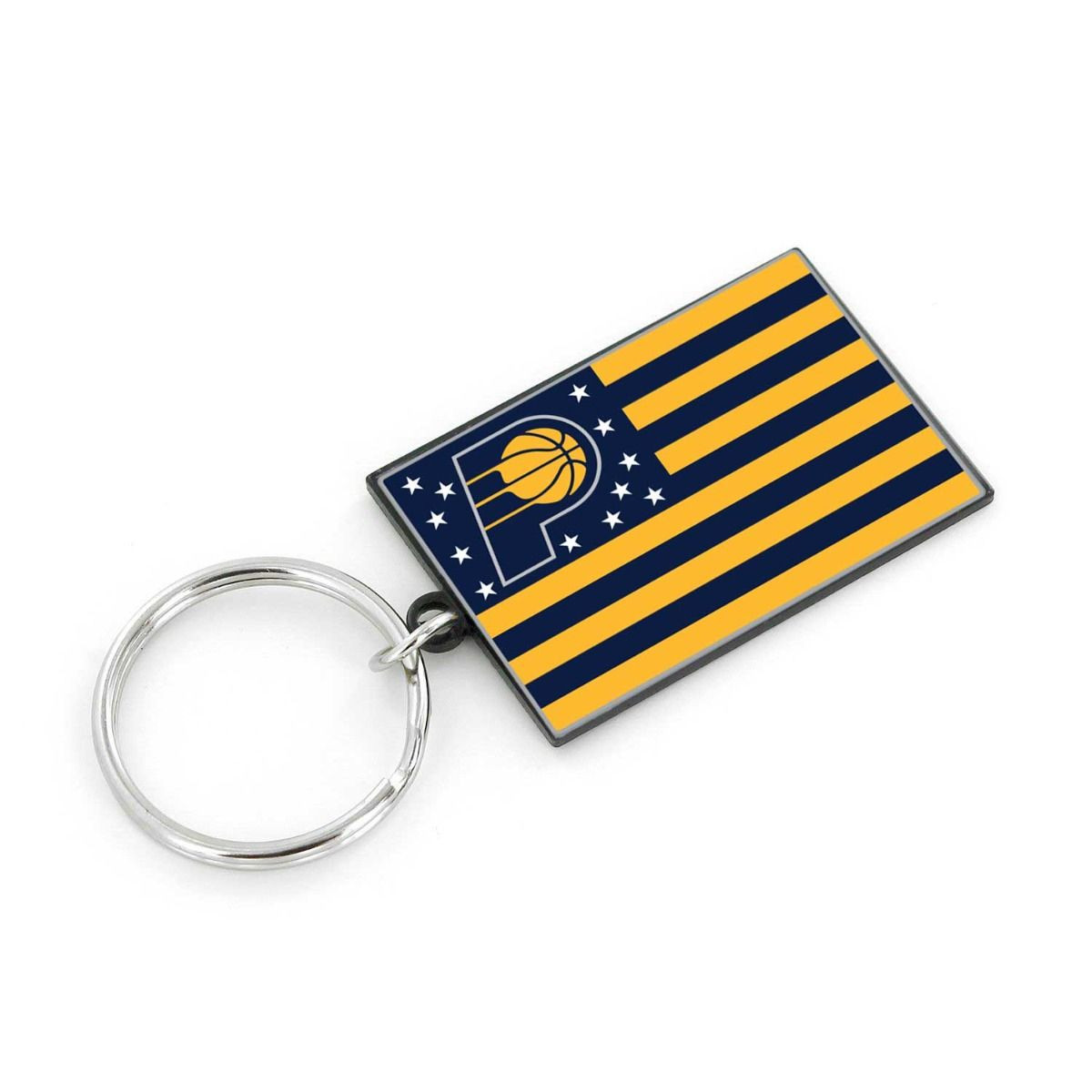 Indiana Pacers NBA American Flag Key Chain - Dragon Sports