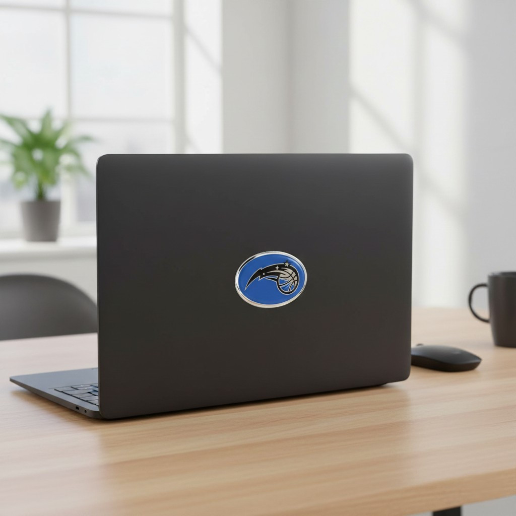 Orlando Magic NBA 4" Color Chrome Logo Emblem - Dragon Sports