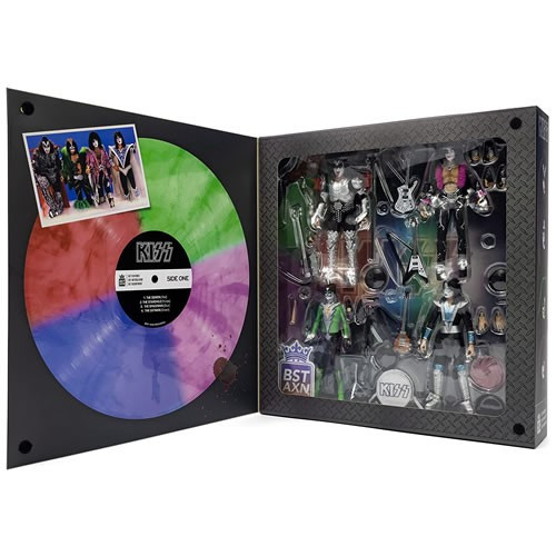 KISS Action Figures - Signature Colors - Demon, Starchild, Catman ...