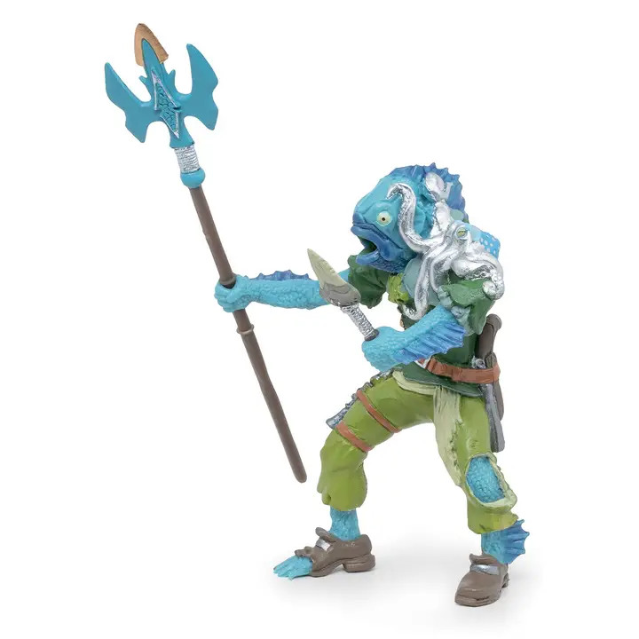 Fish Mutant Action Figure - Battle Ready - Dragon Sports