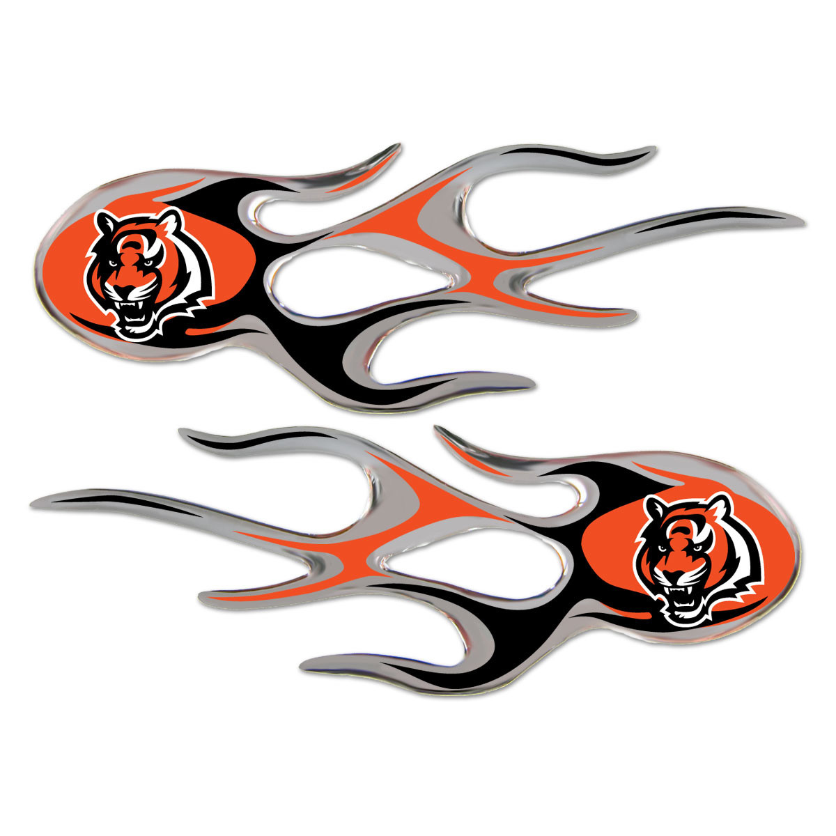 Cincinnati Bengals NFL Flame Emblem Decal - Dragon Sports