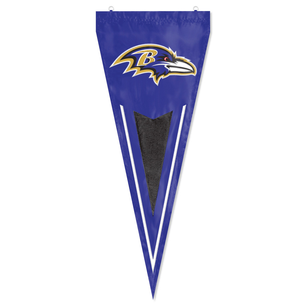 Baltimore Ravens Team Logo Pennant Flag - Dragon Sports