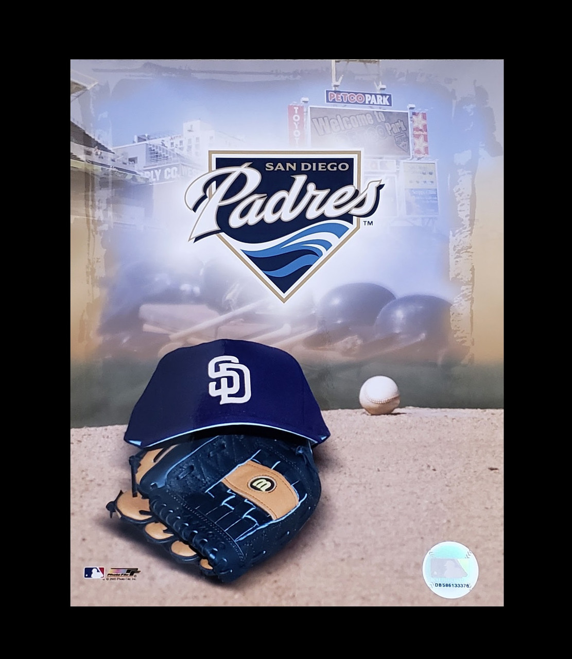 San Diego Padres MLB Logo Photo - 8" x 10" - Dragon Sports