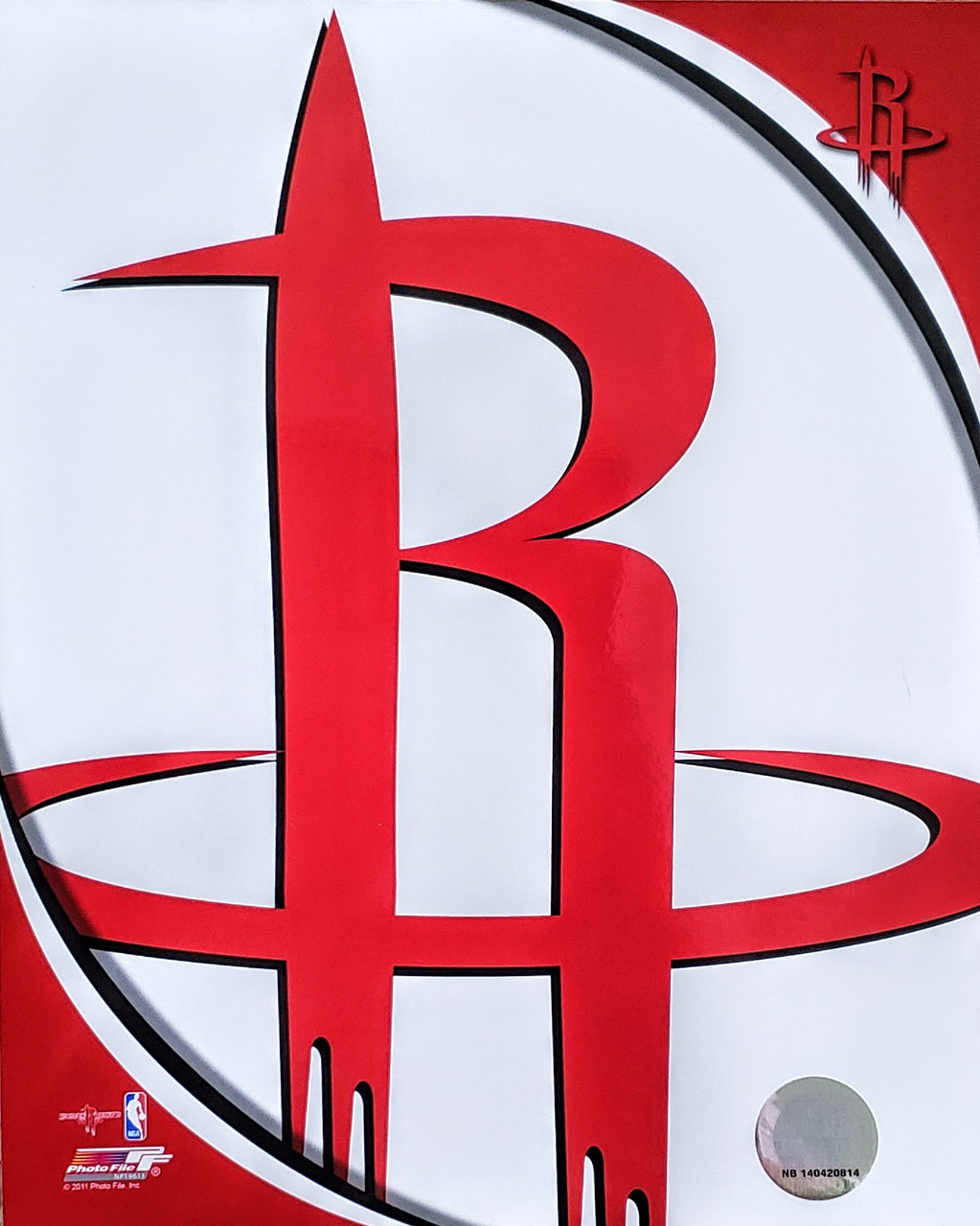 Houston Rockets NBA Logo Photo - 8" x 10" - Dragon Sports