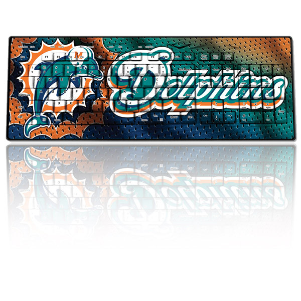 Miami Dolphins NFL Wireless Keyboard - Dragon Sports