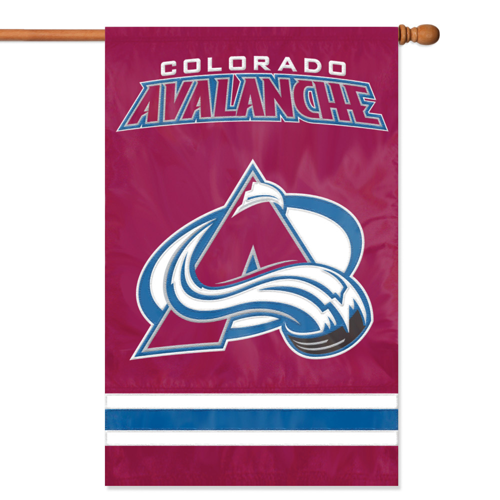 Colorado Avalanche 2 Sided Vertical Banner Flag - Dragon Sports