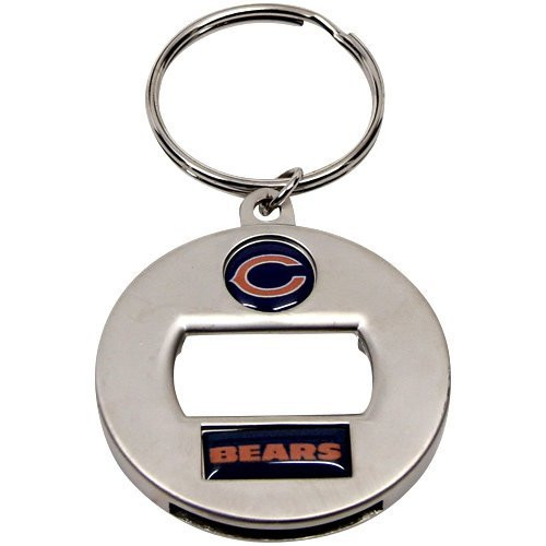 Chicago Bears NFL Metal EZ Bottle Opener Key Chain Ring - Dragon Sports