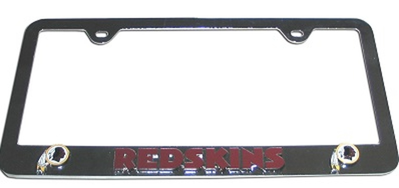 Washington Commanders NFL 3D Chrome License Plate Frame - Dragon Sports