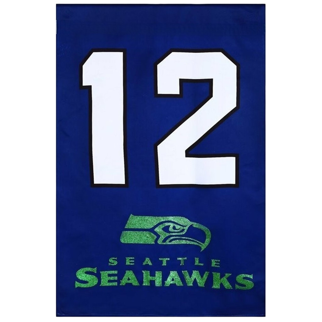Seattle Seahawks NFL 12th Man House Flag – 29" x 43" – Double-Sided ...