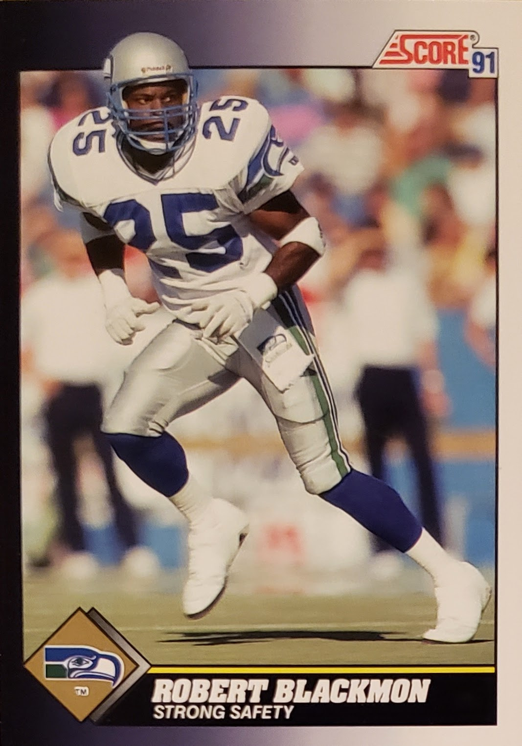 Robert Blackmon- Seattle Seahawks - 1991 Score Card #527 - Dragon Sports