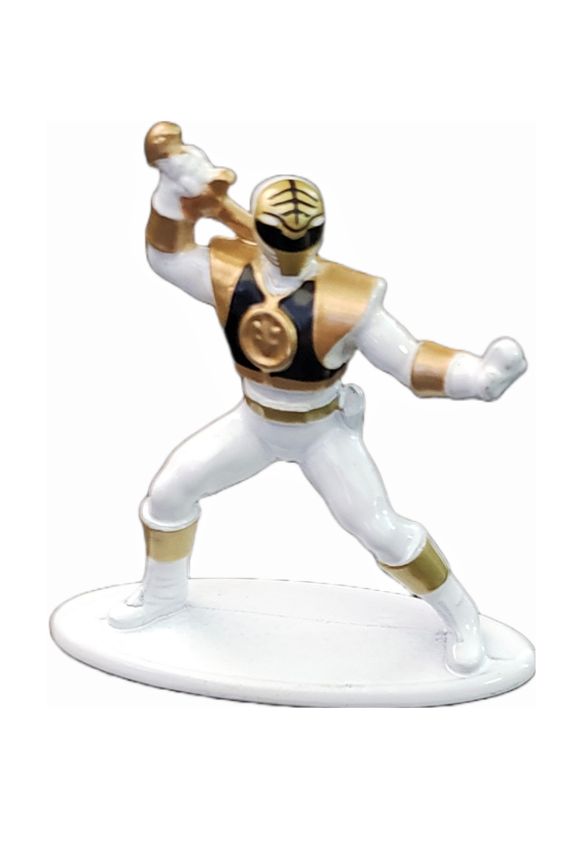 White Ranger - Mighty Morphin - Power Rangers - Mini Figure - Nano ...