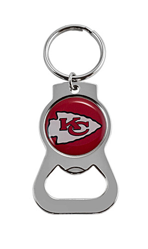 Kansas City Chiefs Bottle Opener Key Chain - Dragon Sports