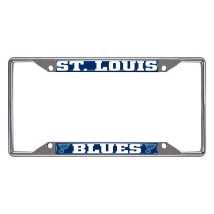 St Louis Blues NHL Chrome License Plate Frame - Dragon Sports