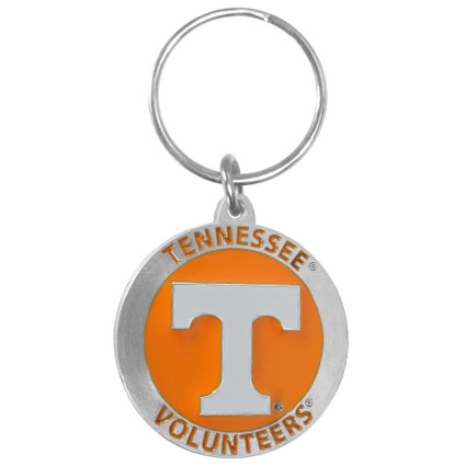 Tennessee Volunteers NCAA Round Metal Key Chain - Dragon Sports